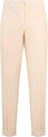 PESERICO Femme, Pantalons, Beige, Taille: 44 FR Cropped Pantalons