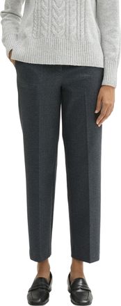 Tom Tailor Damen Mia Straight Fit Hose mit Bügelfalte, 36608 - Classic Heringbone Strucutre, 34/32