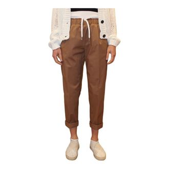 Nine In The Morning Femme, Pantalons, Brun, Taille: W28 Pantalon