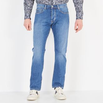 Eden Park Jean Bleu En Coton Stretch Old Ref Pp