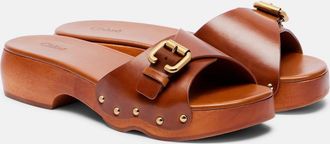 Chloé Chloé Mules Jeannette en cuir