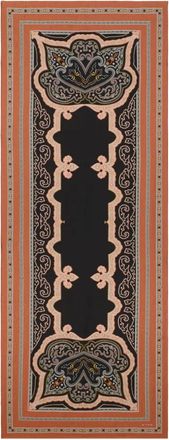 Etro patterned scarf - Schwarz