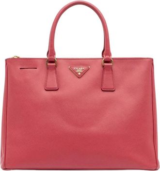 Prada Pre-owned Leder-Tragetasche - - Pre-owned - Damen - Rosa - ONE SIZE