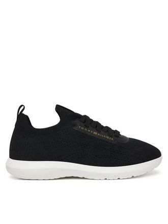 Tommy Hilfiger Sneakers Th Knit Extralight Runner FW0FW09112 Schwarz