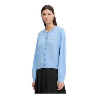 Kenzo Cardigan - Femme - Pulls - Bleu - Taille: 36 FR