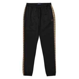 Fred Perry Saisonale, Gen&auml;hte Schwarze Jogginghose