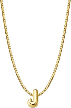 Glanzst&uuml;cke M&uuml;nchen Halskette - Sterling Silber Halskette Buchstabe J - Gr. unisize - in Gold - f&uuml;r Damen