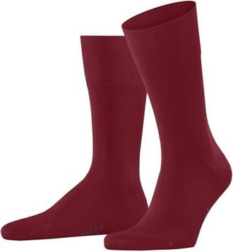 Falke Tiago M So coton fil dÉcosse durable unies 1 paire, Chaussettes Homme, Rouge Peony 8059, 41-42