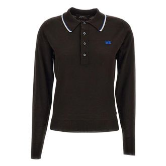 Wales Bonner Henry Polo - - Knitwear - Damen - Braun - XS