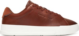 Tommy Hilfiger Sneakers Tommy Hilfiger Th Court Core Cognac FM0FM05729 Braun