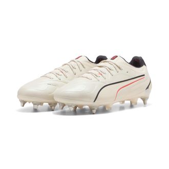 Puma Chaussure de football KING 20 ULTIMATE MxSG Unisexe, Accessoires, Beige, 40.5
