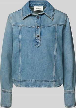 BA&SH Regular Fit Jeansbluse im Used-Look Modell TOP TAVY