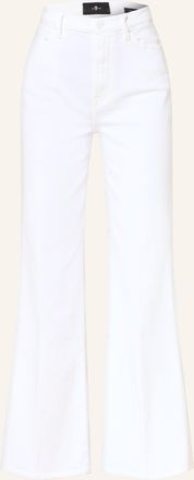 7 For All Mankind Wide Leg Jeans Soleil weiss