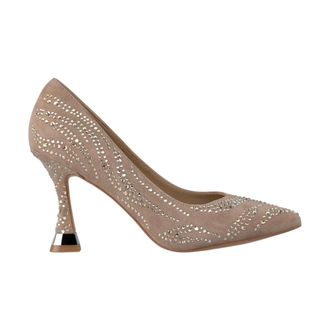Alma En Pena Hoher Schuh mit Strass-Detail - - Shoes - Damen - Beige - 37 EU