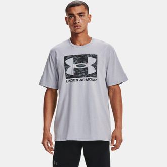 Under Armour ABC Camo Boxed Logo Kurzarm-Oberteil f&uuml;r Herren Titanium / Schwarz XXL