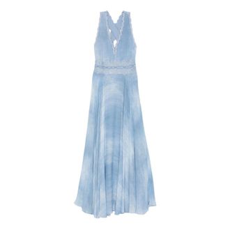Ermanno Scervino Femme, Robes, Bleu, Taille: 38 FR Ermanno Firenze Robes Clear Blue