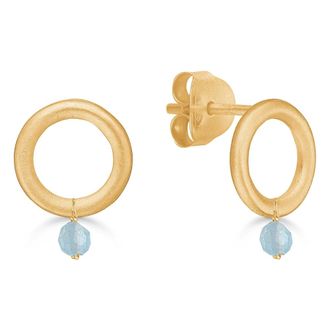 Frk. Lisberg Femme, Accessoires, Jaune, Taille: ONE Size Puces doreilles