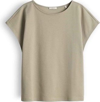 OPUS Sweatshirt Gosa aus Sweatware mit Fledermaus&auml;rmeln separate Schulterpasse, samtige Oberfl&auml;che, weicher Griff, Casual