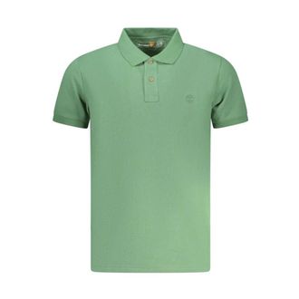 Timberland Verde Baumwoll-Polo - - Tops - Herren - Gr&uuml;n - S
