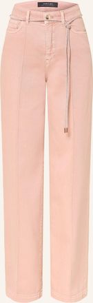 Marc Cain Wide Leg Jeans Warri Mit Schmucksteinen rosa