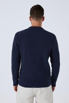 Next Rundhalspullover Regular Fit Aran-Strickpullover mit Wollanteil (1-tlg)