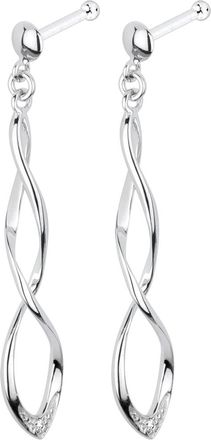 Edenly Diamantohrringe Karneval in Weißgold