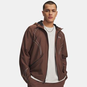 Under Armour Unstoppable+ Webstoff Jacke f&uuml;r Herren Incense Braun / Silber Reflektierend XXL