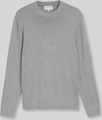 Tom Tailor Regular Fit Pullover aus reiner Baumwolle