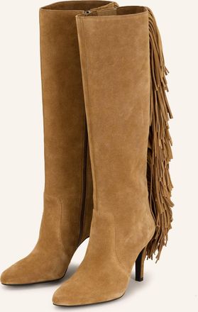 Jeffrey Campbell Stiefel Old-West beige