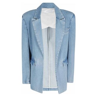 Federica Tosi Offener Blazer - - Jackets - Damen - Blau - S