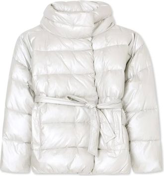 Emporio Armani Emporio Armani Ea7, Femme, Vestes, Blanc, Taille: 40 FR Veste Blouson Tissée pour Femme