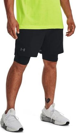 Under Armour Short 2 en 1 pour Homme UA Vanish, Noir, 3XL