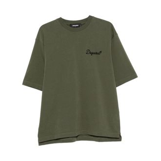 Dsquared2 Dsquared2 T-shirts und Poloshirts - - Tops - Herren - Gr&uuml;n - L