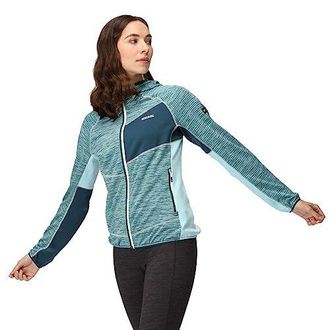 Regatta Womens Attare II Lightweight Softshell Jacket, Softshell pour femme Femme, Glfstrm/Rflk