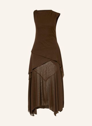Ganni Kleid Marl braun