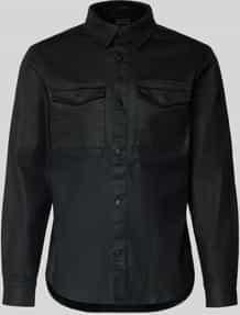 Guess Regular Fit Hemdjacke mit Brusttaschen Modell THEO