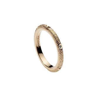 Pandora Bague en Argent-Or Zirconia Clair - Femme - Accessoires - Jaune - Taille: 56 MM