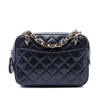 Chanel Pre-owned Vintage Quilted Crossbody Bag - - Pre-owned - Damen - Schwarzk - ONE SIZE