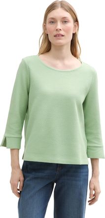 Tom Tailor Strickpullover aus Bio-Baumwolle, Whisper White, XXL