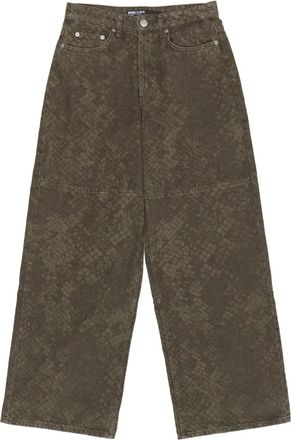 Bimba & Lola Jeans mit Schlangenmuster - Braun