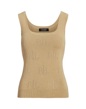 Ralph Lauren LOGO JACQUARD SWEATER TANK TOP