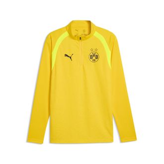 Puma Haut dentra&icirc;nement &agrave; 1/4 zip Borussia Dortmund Homme, Accessoires, Jaune, 3XL