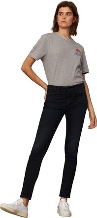 Kings of Indigo Damen Juno Medium Jeans, Blue Black Worn, 24W / 30L EU