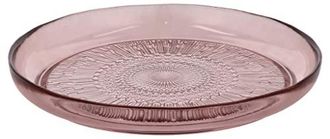 Bitz Kusintha Assiette en verre Dia 25 cm Rose