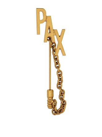Moschino Broche avec chaîne Pax