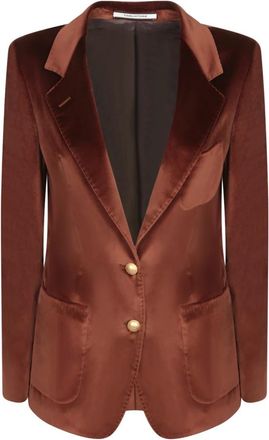 Tagliatore Femme, Vestes, Brun, Taille: 40 FR Parigi MP Velvet Jacket