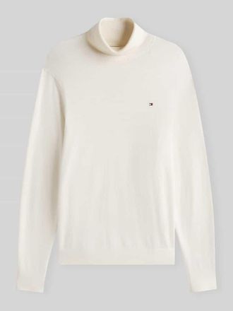 Tommy Hilfiger Regular Fit Rollkragenpullover aus Baumwoll-Kaschmir-Mix