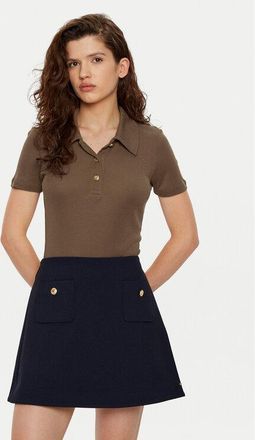 Tommy Hilfiger Poloshirt WW0WW44446 Braun Slim Fit