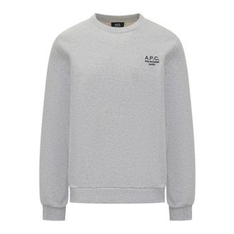 A.P.C. A.p.c., Homme, Sweatshirts et sweats &agrave; capuche, Gris, Taille: M SweaT-shirt Standard Rue Madame