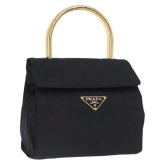 Prada Sac &agrave; main en nylon Pre-owned - Femme - Pre-owned - Bleu - Taille: ONE Size
